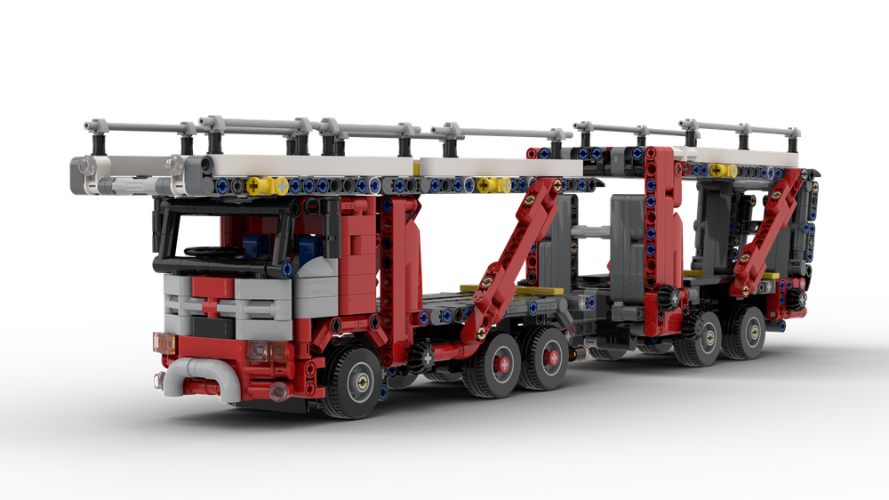 LEGO MOC Mini Car Transporter by LegoGlen | Rebrickable - Build with LEGO