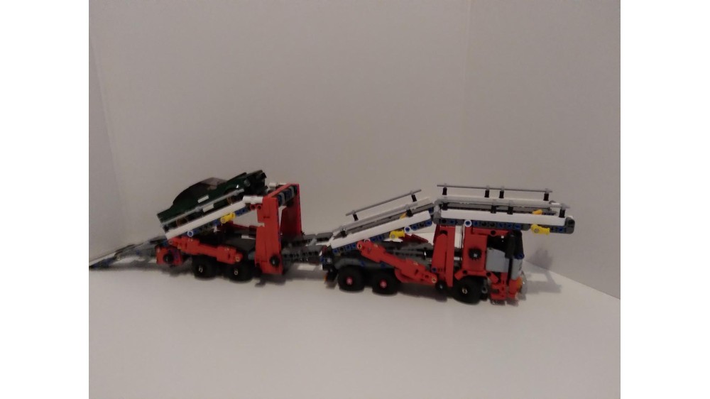 Lego Moc Mini Car Transporter By Legoglen Rebrickable Build With Lego