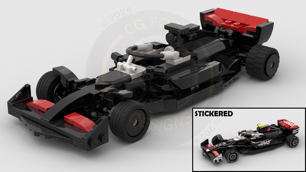 LEGO MOC-181630 F1 Haas VF-24 by CGForceDesigns | Rebrickable - Build ...