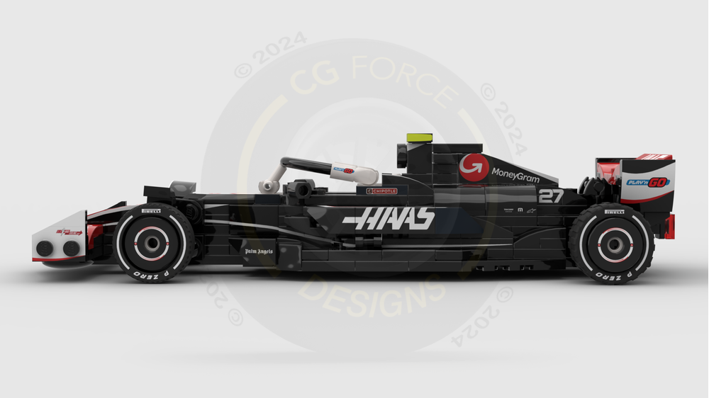 LEGO MOC F1 Haas VF-24 by CGForceDesigns | Rebrickable - Build with LEGO