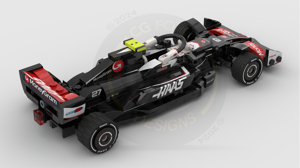 LEGO MOC F1 Haas VF-24 by CGForceDesigns | Rebrickable - Build with LEGO