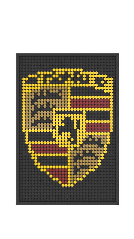 LEGO MOC Porsche Lego Logo Mosaic by BrickMansion | Rebrickable - Build ...