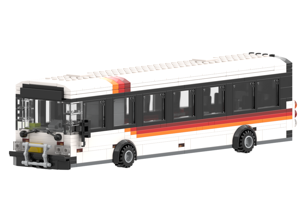 LEGO MOC Trimet bus pinstripes by fire_house94 | Rebrickable - Build ...