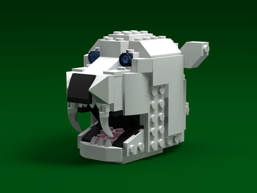 LEGO MOC Fang (head only) by PsiborgVIP | Rebrickable - Build with LEGO