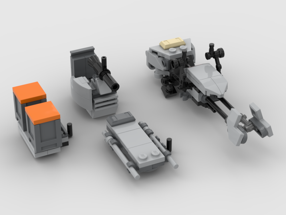 LEGO MOC Imperial Speeder Bike with sidecar (3 modules) by Nimbuzbricks ...