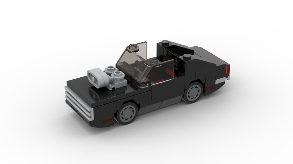 LEGO MOC Mini Dodge Charger by mesjaam | Rebrickable - Build with LEGO