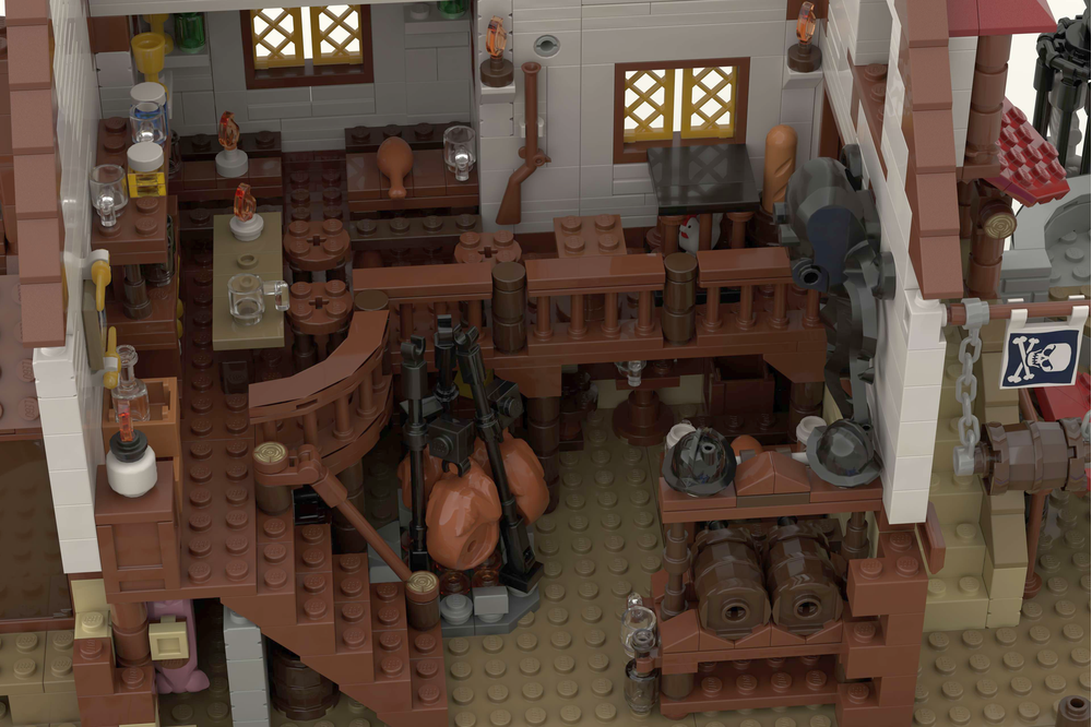 LEGO MOC The Pirates Pub by LegoBricking | Rebrickable - Build with LEGO