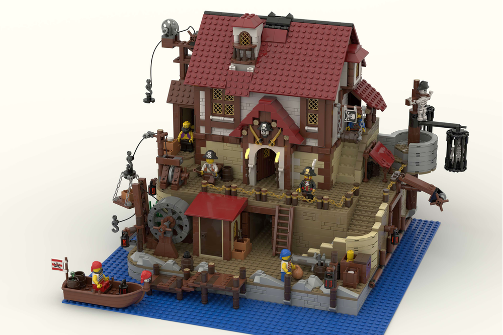 LEGO MOC The Pirates Pub by LegoBricking | Rebrickable - Build with LEGO