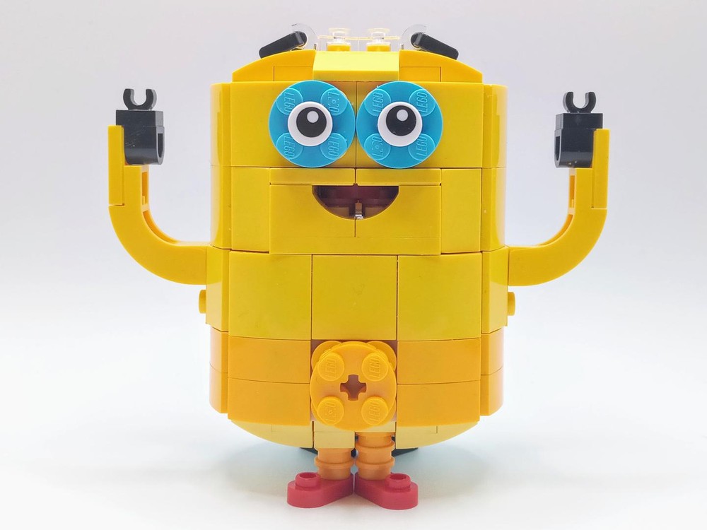LEGO MOC 31149 Double-Sided Minion by Dafeld | Rebrickable - Build with ...