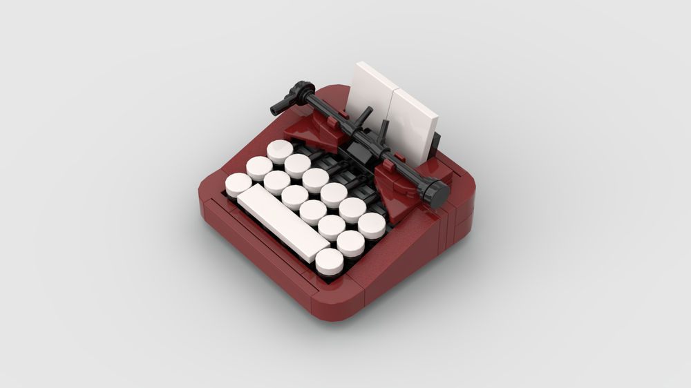 LEGO MOC Mini typewriter by barsim70 | Rebrickable - Build with LEGO