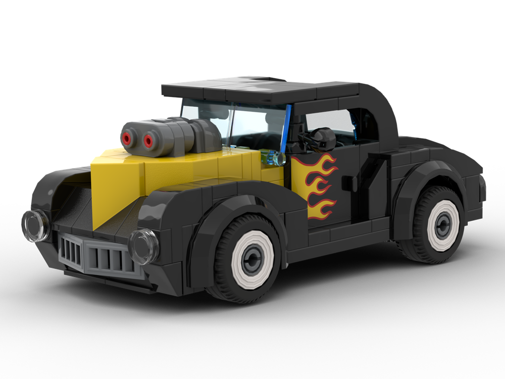 LEGO MOC Hot Rod by Dongeraldo | Rebrickable - Build with LEGO