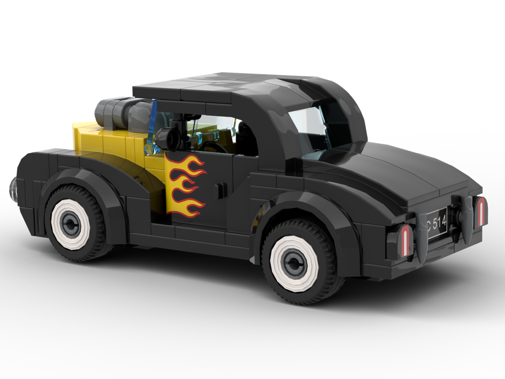LEGO MOC Hot Rod by Dongeraldo | Rebrickable - Build with LEGO