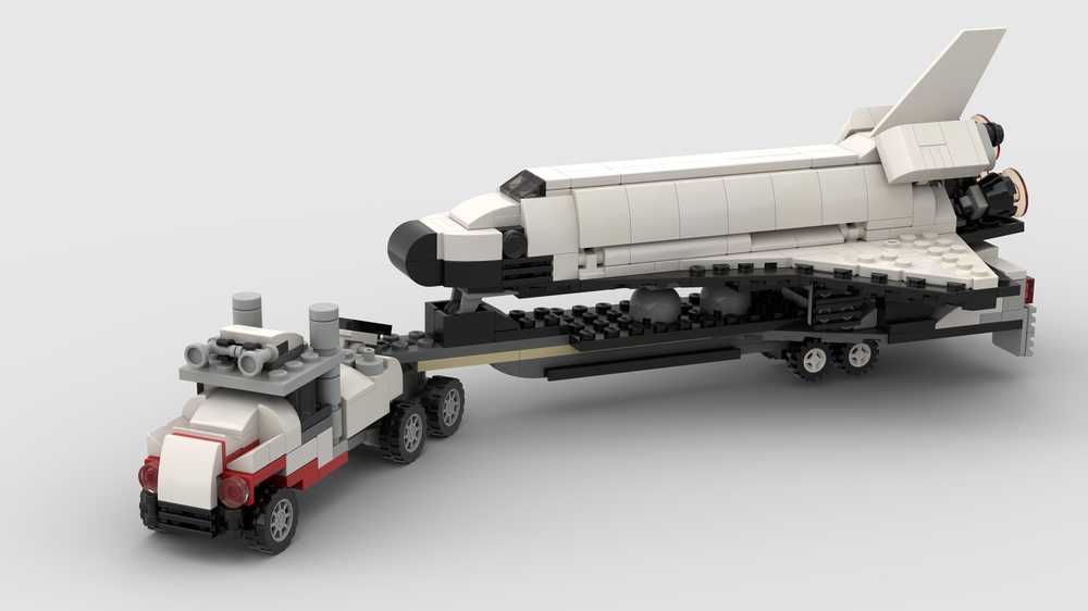LEGO MOC MOC - MOC - Space Shuttle 1:190 with Transporter by Oblivion85 ...