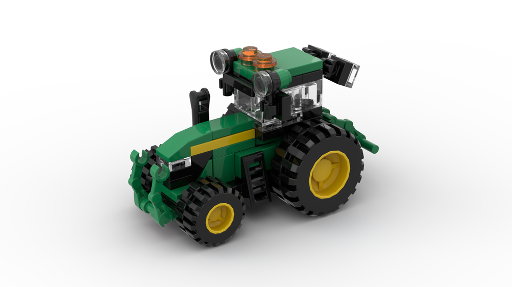 LEGO MOC Mini John Deere tractor by barsim70 | Rebrickable - Build with ...