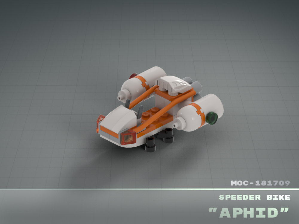 LEGO MOC Speeder Bike "Aphid" by brampf | Rebrickable - Build with LEGO