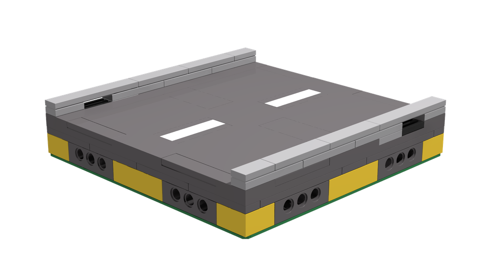 LEGO MOC MILS Narrow Road Straight 16x16 by camsbrick | Rebrickable ...