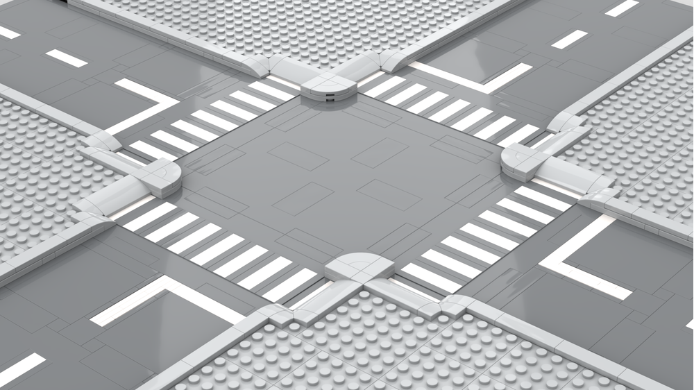 LEGO MOC MILS 16x32 City Modular Base by camsbrick | Rebrickable ...