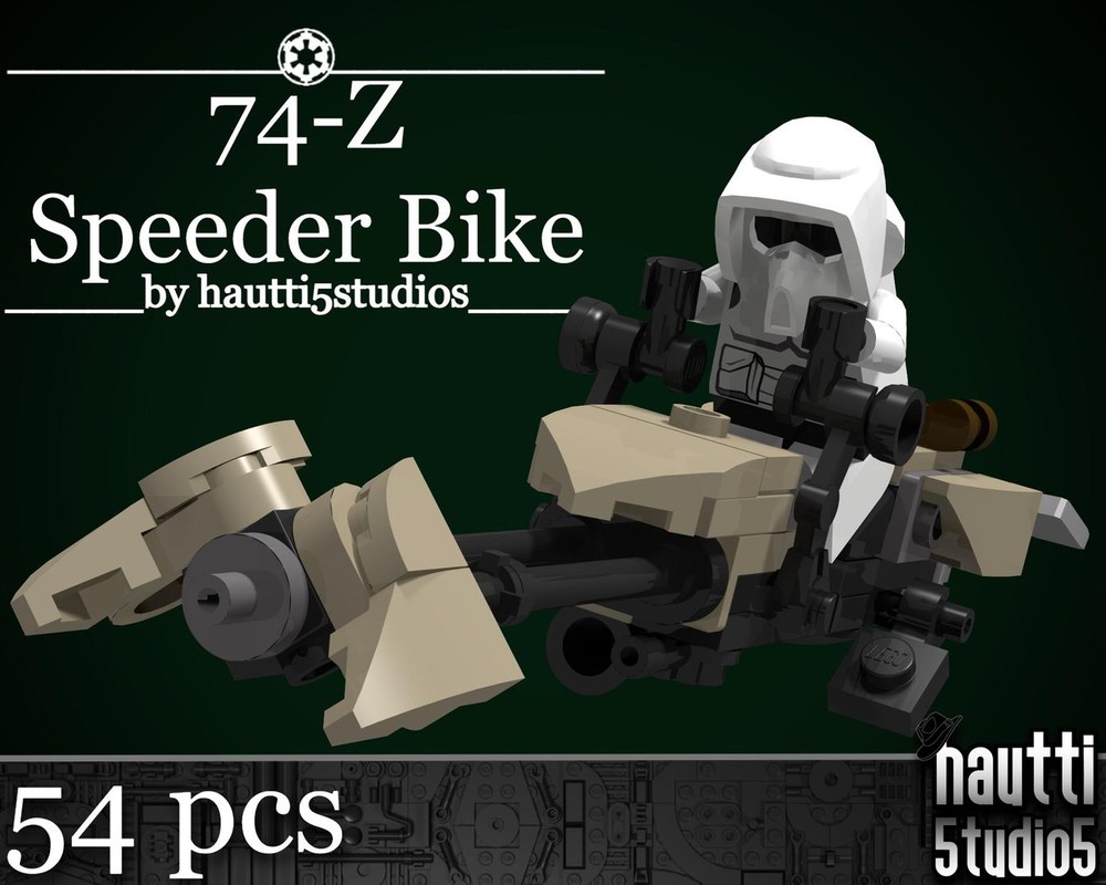 LEGO MOC 74-Z Speeder Bike by hautti5 | Rebrickable - Build with LEGO