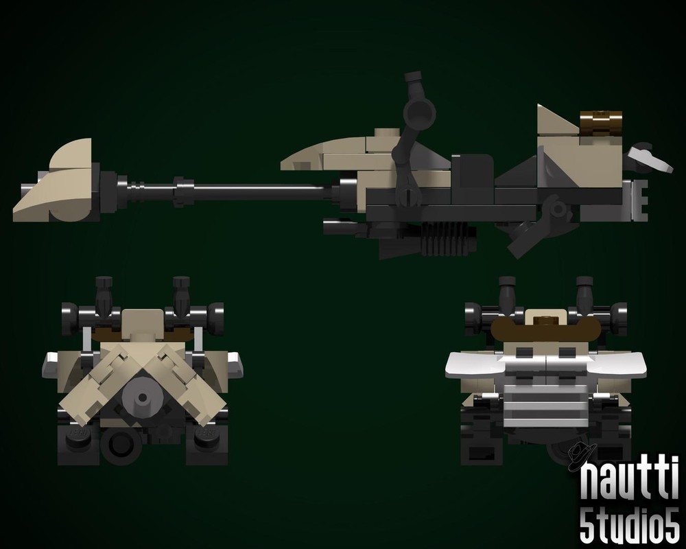 LEGO MOC 74-Z Speeder Bike by hautti5 | Rebrickable - Build with LEGO