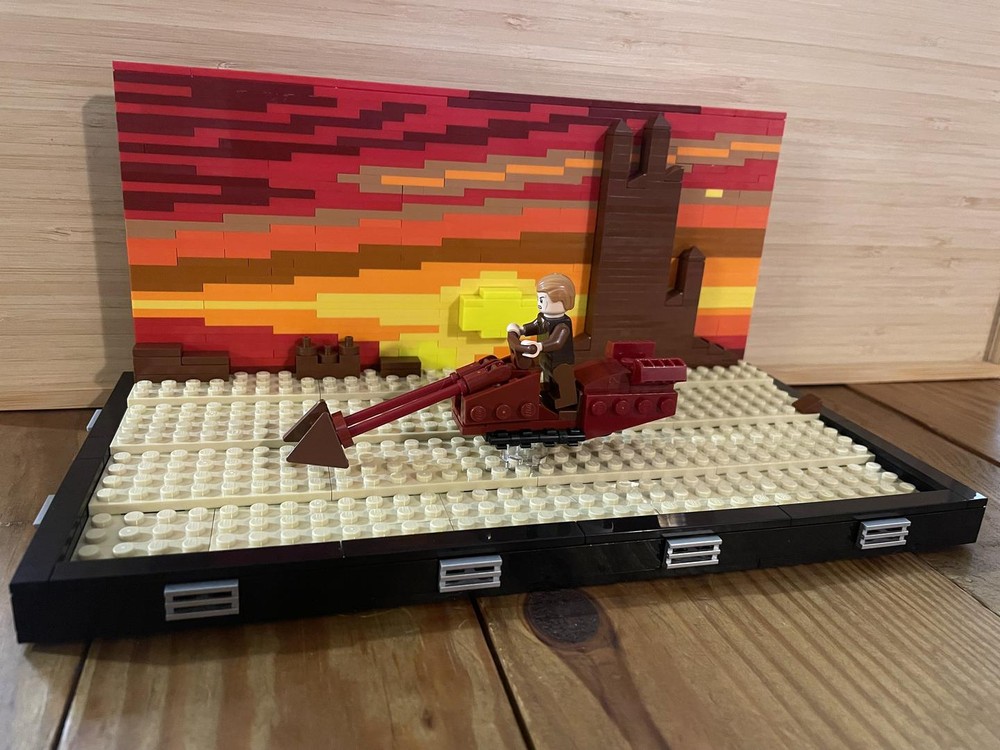 LEGO MOC Binary Sunset Speeder by Ampupdaswag | Rebrickable - Build ...