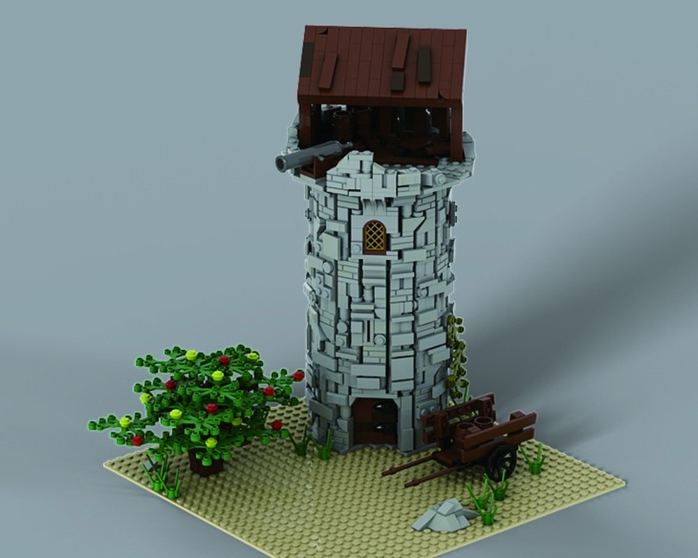 LEGO MOC tower by xiaowang | Rebrickable - Build with LEGO