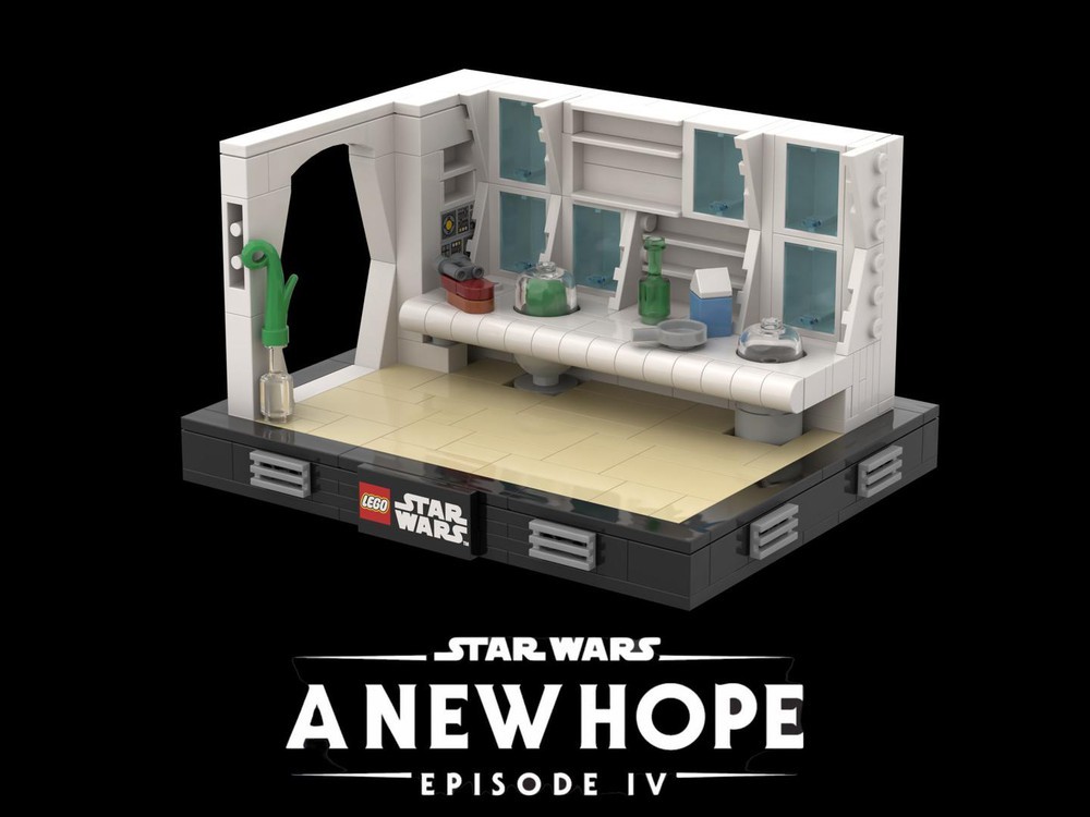 LEGO MOC Lars Family Homestead Kitchen 40531-1 (Diorama Modification ...