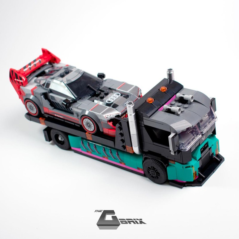 LEGO MOC Racing Tow Truck by thegbrix | Rebrickable - Build with LEGO