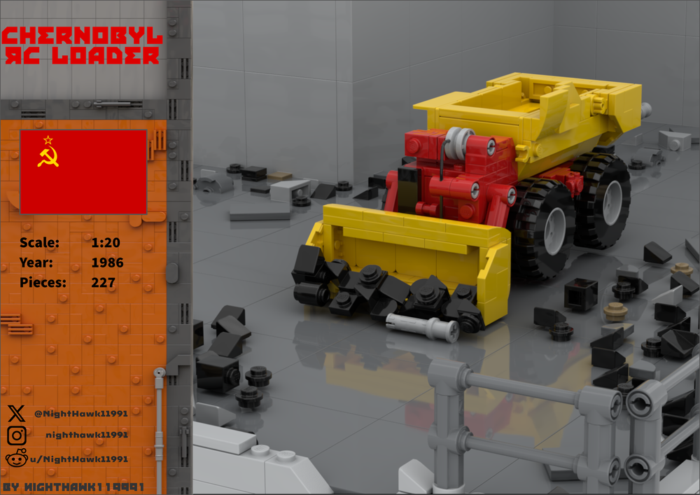 LEGO MOC Chernobyl RC Loader by NightHawk11991 | Rebrickable - Build ...
