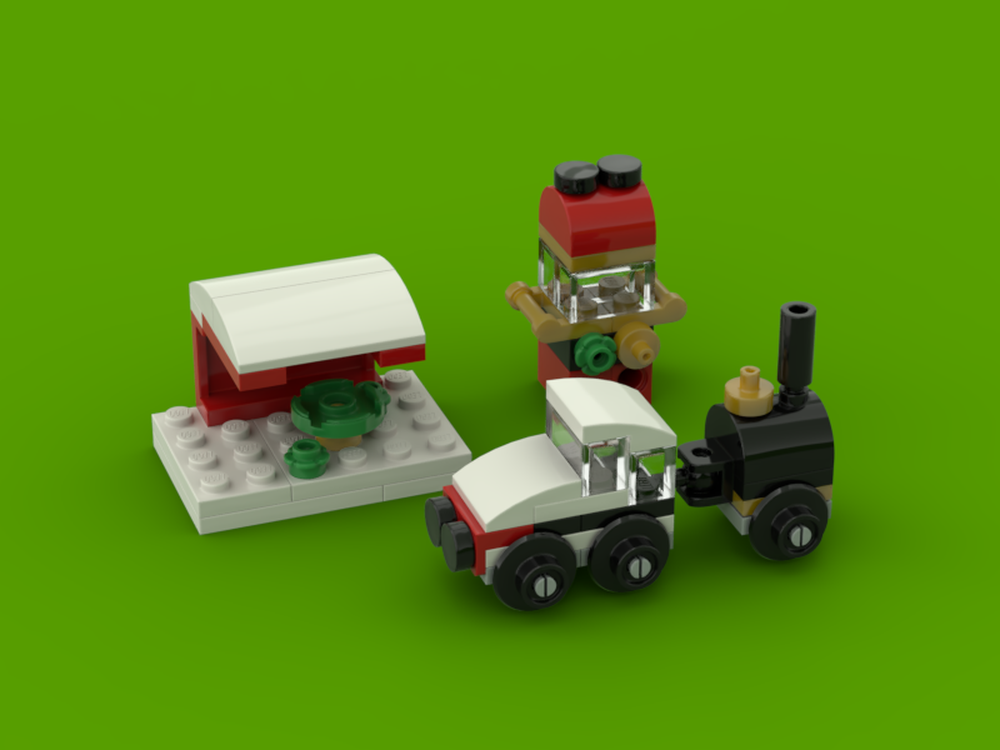 LEGO MOC 30584 - Farm BBQ (with bonus claw machine) by StarStarbucks ...