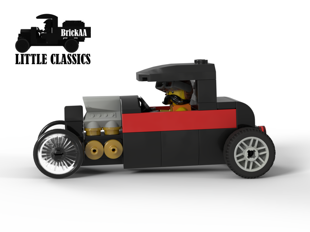 LEGO MOC Little classics #33 - Hot rod by BrickAA | Rebrickable - Build ...