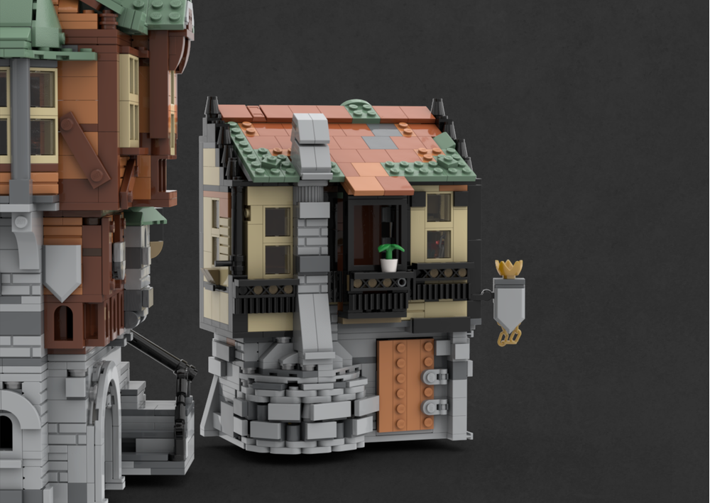 LEGO MOC Medieval Tavern by Vanestream | Rebrickable - Build with LEGO