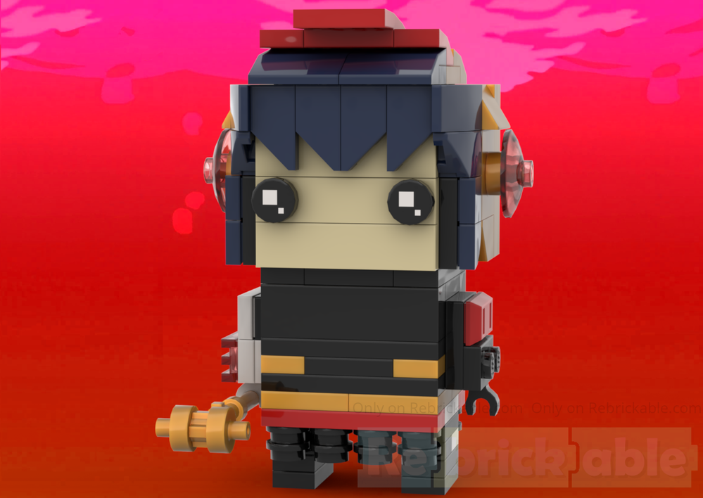 LEGO MOC Persona 3 Metis BrickHead by goldengamer72 | Rebrickable ...