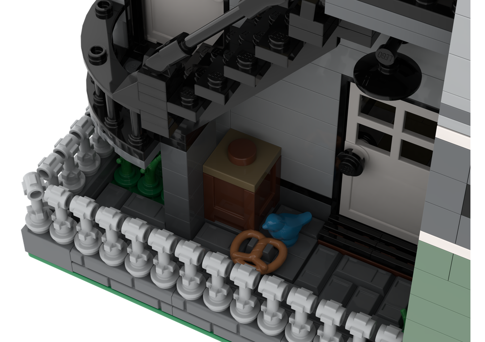 LEGO MOC Backyard Bagels - Backyard MOC for set #10255 "Assembly Square ...
