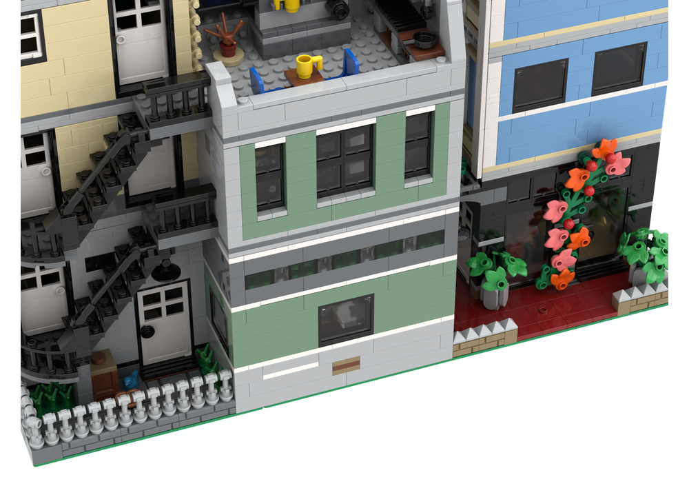 LEGO MOC Backyard Bagels - Backyard MOC for set #10255 "Assembly Square ...