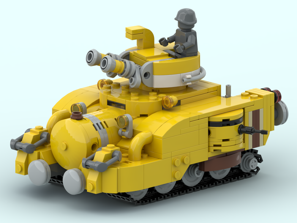 LEGO MOC Anglo Isles Heavy Tank by Lord_British | Rebrickable - Build ...