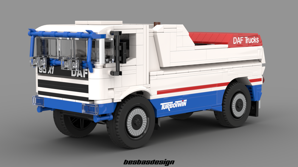 LEGO MOC-181834 DAF TurboTwin 95 X1 (1988) by besbasdesign ...