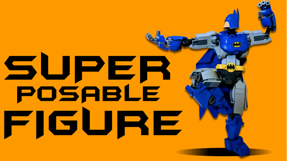 LEGO MOC Super Posable 10" Figure (The Dark Knight) by thescrapbox ...