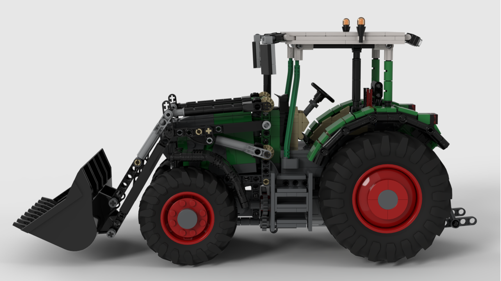 LEGO MOC Fendt 600 tractor with front loader by Odin_bricks ...