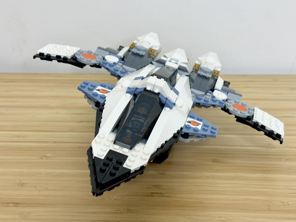 LEGO MOC Galaxy Fighter (Macross Inspired) - Alternate Build of 2 x 60430 Interstellar Spaceship ...
