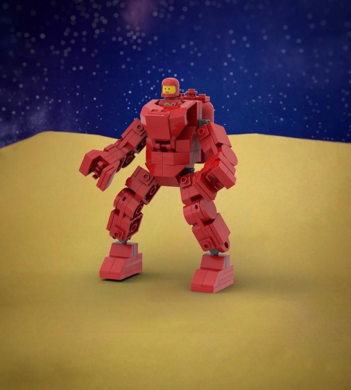 LEGO MOC Classic space mech by The LEGO Brick | Rebrickable - Build ...
