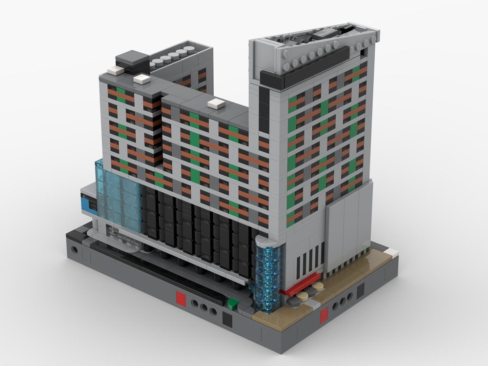 LEGO MOC Hilton Americas by iambriguy | Rebrickable - Build with LEGO