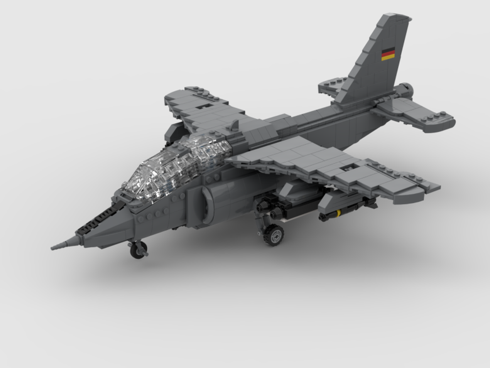 LEGO MOC Alpha Jet A by LucaLoveUtah | Rebrickable - Build with LEGO