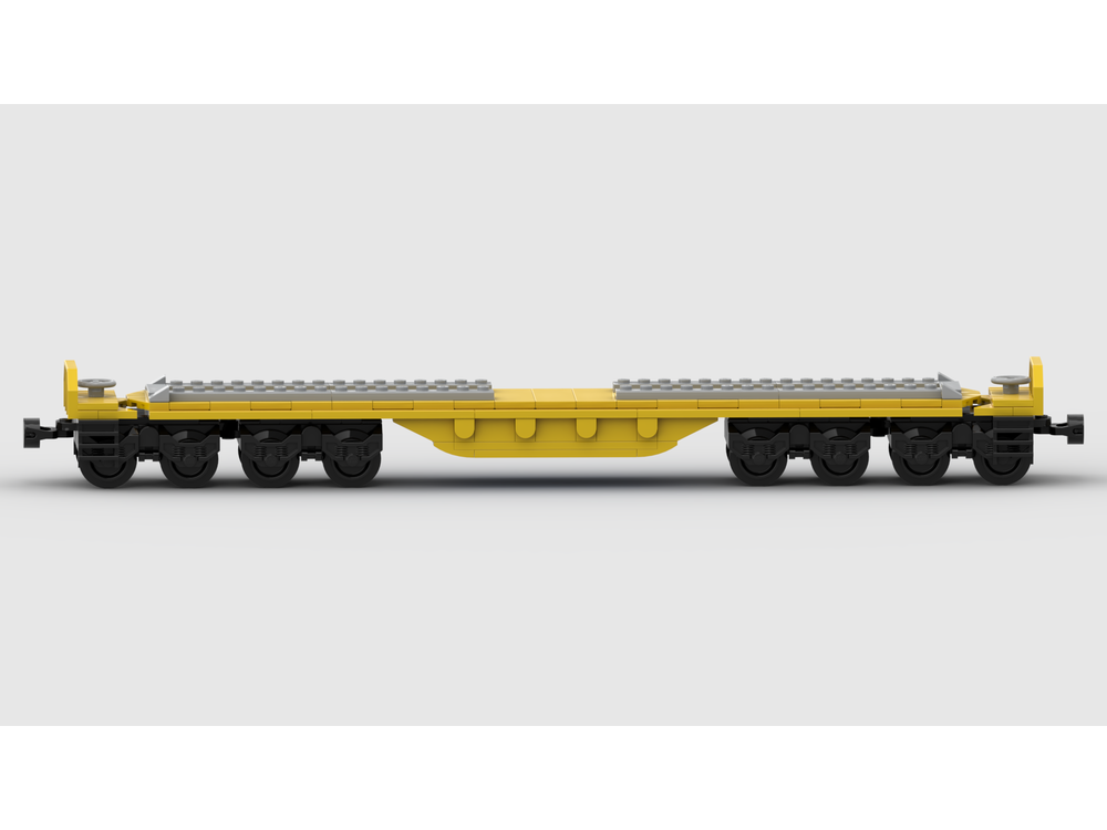 LEGO MOC US Heavy Duty Flat Car by BuMu | Rebrickable - Build with LEGO
