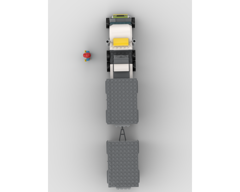 LEGO MOC Tractor Trailer by Kid Stripes | Rebrickable - Build with LEGO