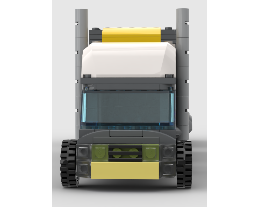 LEGO MOC Tractor Trailer by Kid Stripes | Rebrickable - Build with LEGO