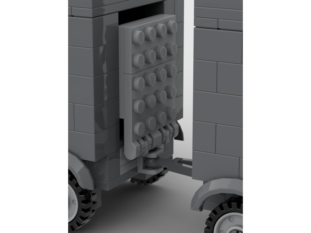 LEGO MOC Tractor Trailer by Kid Stripes | Rebrickable - Build with LEGO