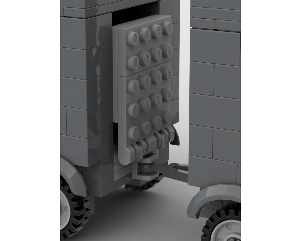 LEGO MOC Tractor Trailer by Kid Stripes | Rebrickable - Build with LEGO