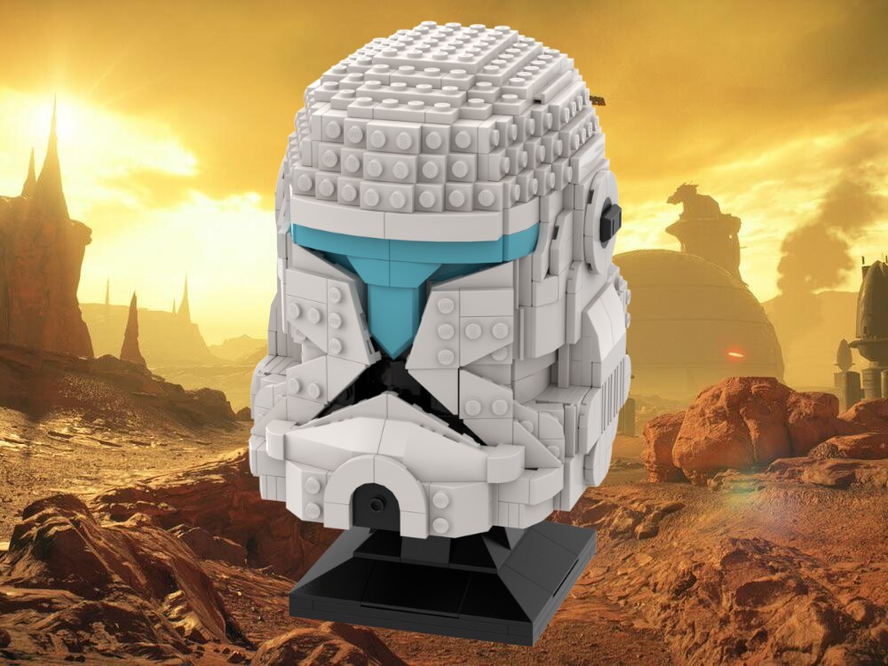 Lego Moc Clone Commando Helmet By Ant0noo Rebrickable Build With Lego