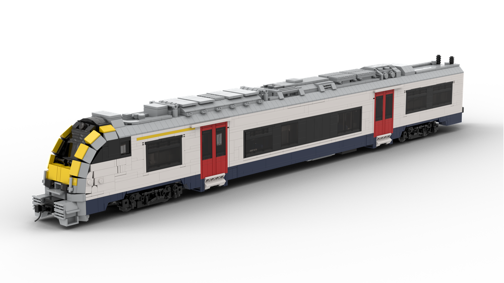 LEGO MOC Belgian 08 Class (Siemens Desiro) by Yellow.LXF | Rebrickable ...