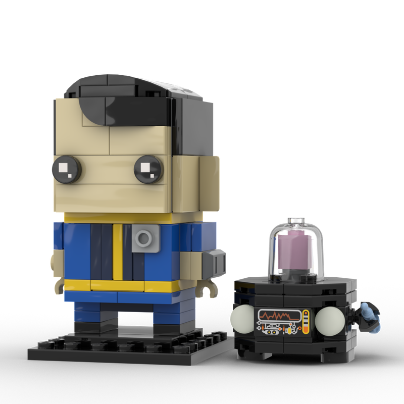 LEGO MOC Brickheadz - Norm MacLean and the Brain on a Roomba (Fallout ...